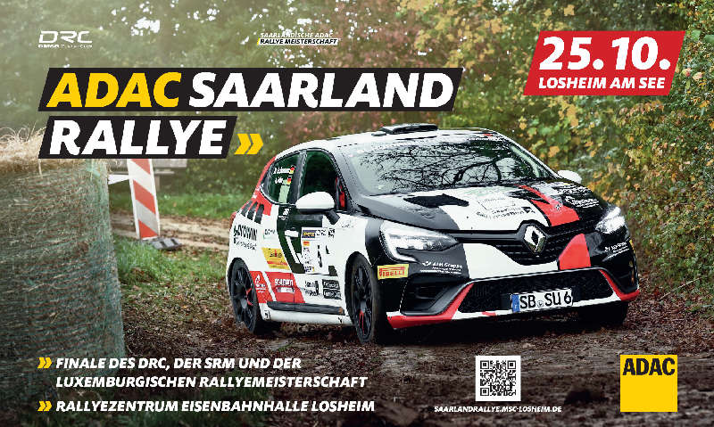 ADAC Saarland Rallye im Oktober 2025 bei Losheim am See – Treffpunkt Pfalz
